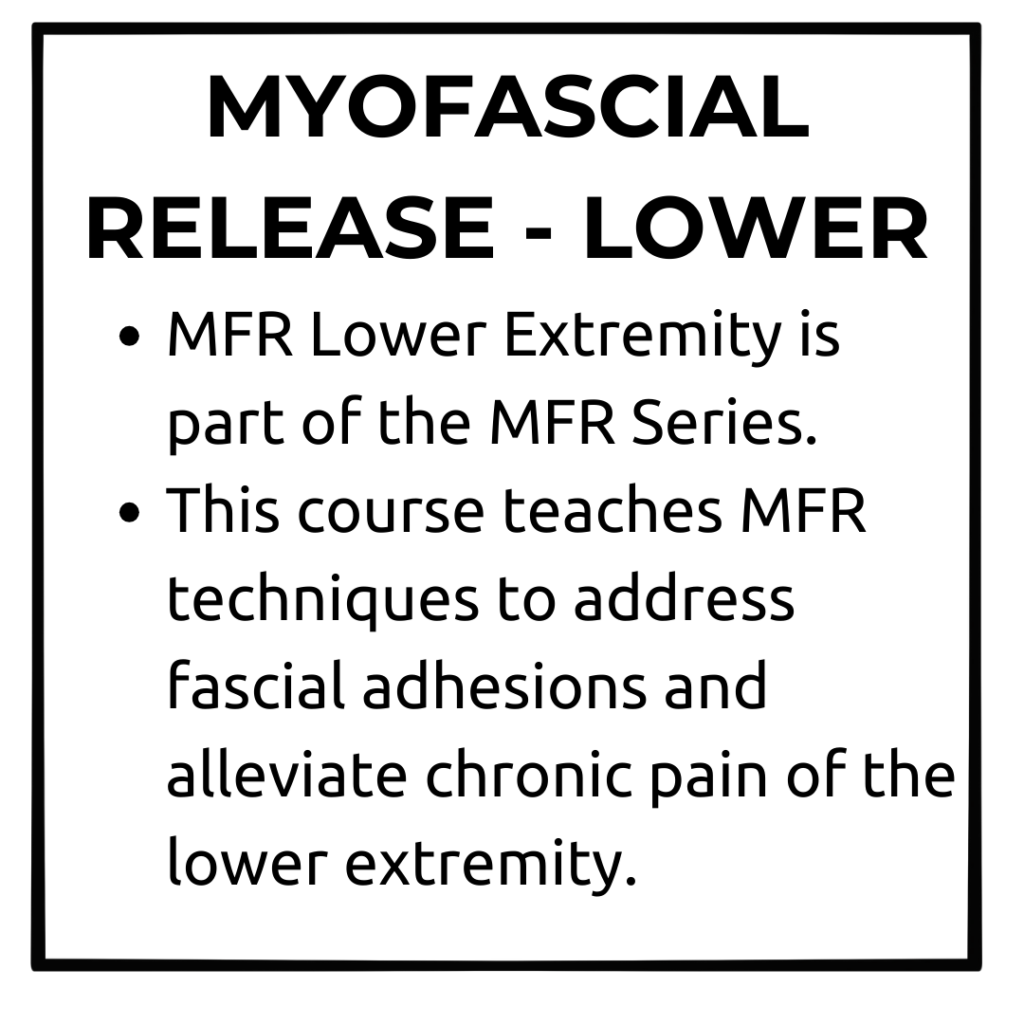 Myofascial Release - Lower Body - LMT Success Group
